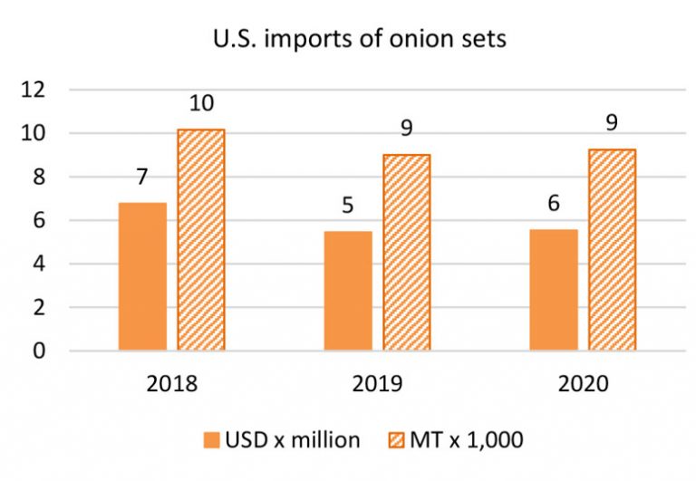 Onion Trade Trends: US Exports, Imports of Onion Sets - Onion World